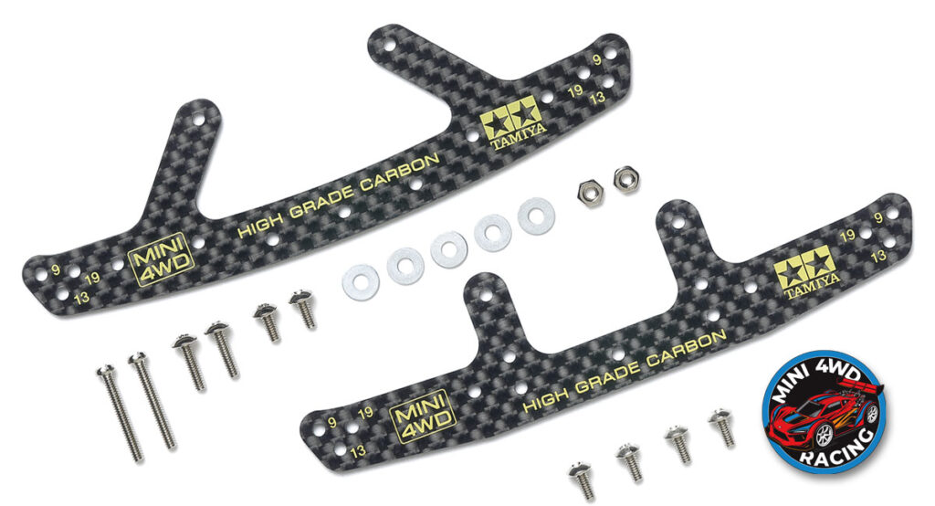 Tamiya Carbon Front and Rear Bumper Plates